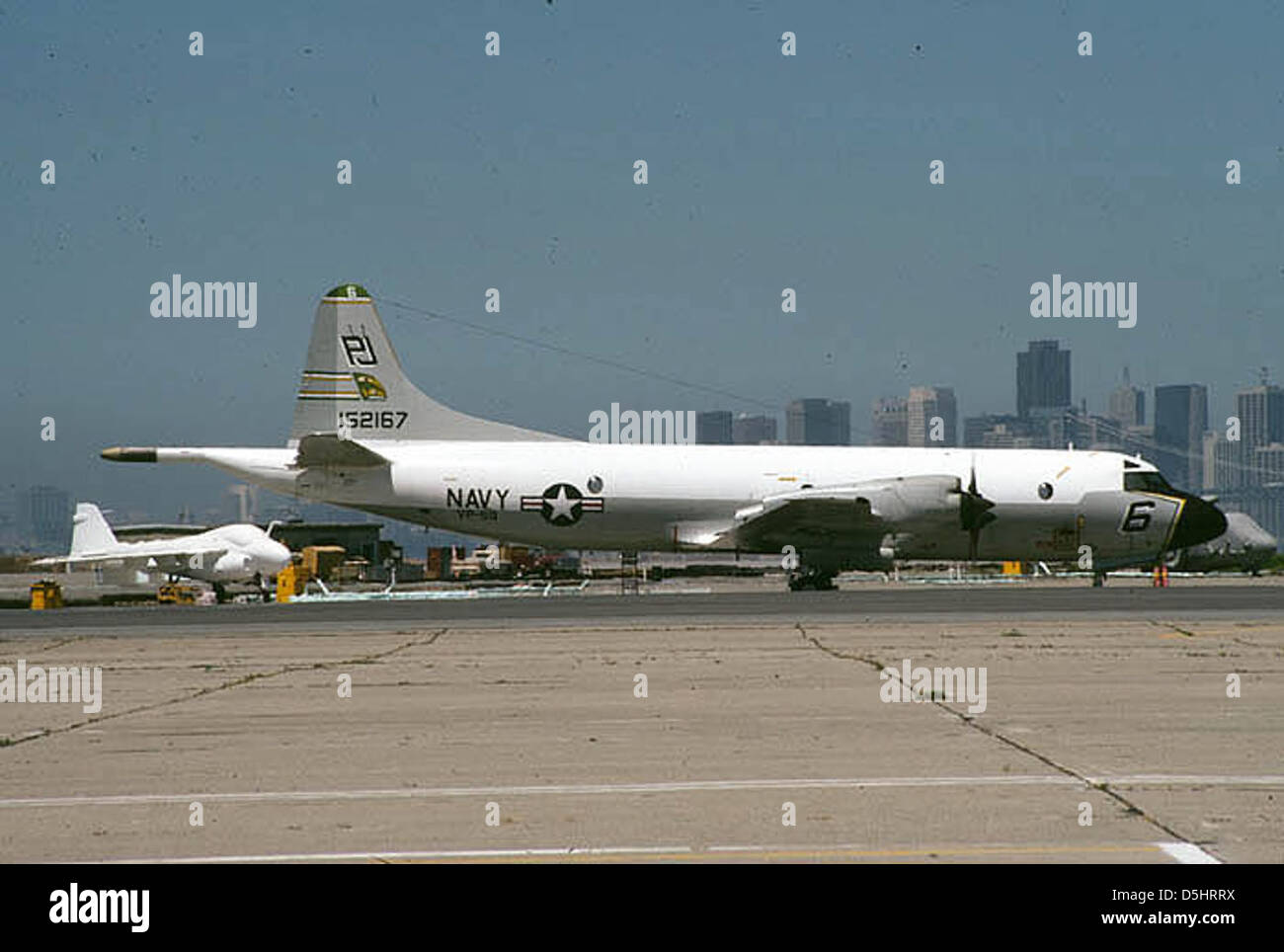The Lockheed P-3 Orion, specifically the VP-69 PJ-6, is a maritime ...