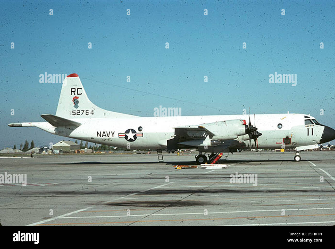 VP-46, a U.S. Navy squadron, operated the Lockheed RC-11 Orion for ...