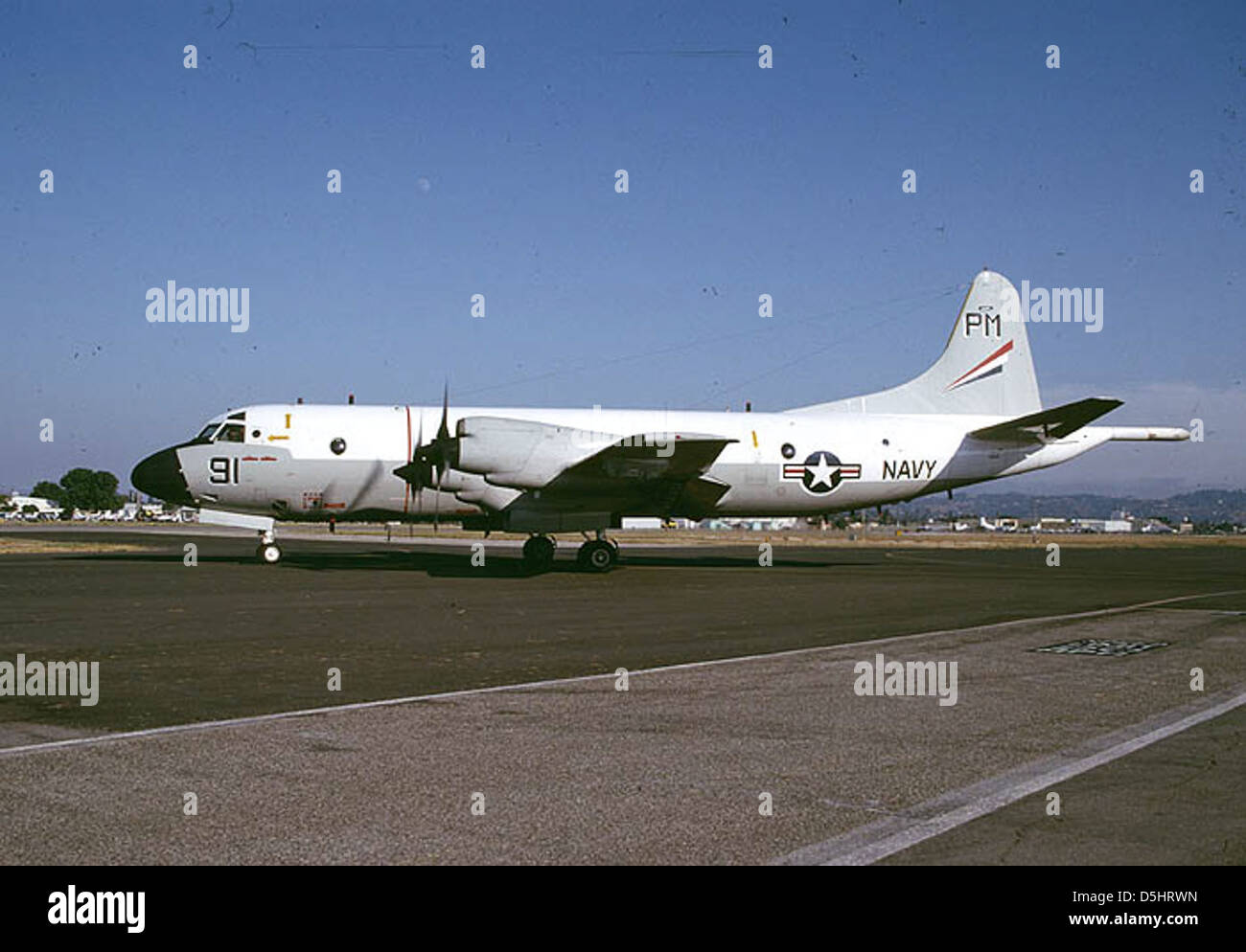 The VP-91 PM-91 is a Lockheed Orion aircraft used by the U.S. Navy for ...