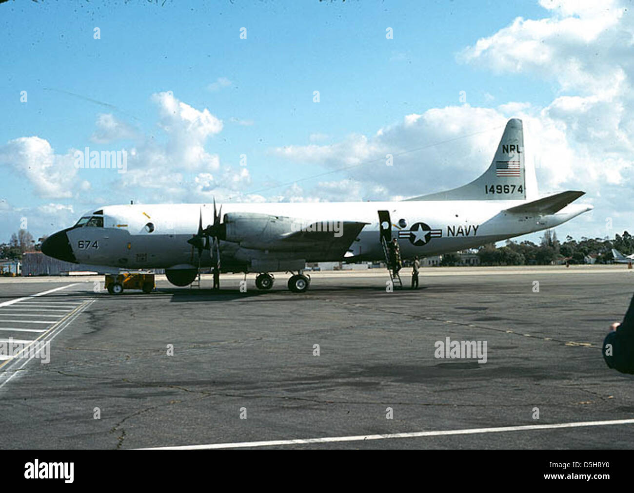 The NRL EP-3A, a version of the Lockheed Orion, is seen here. With BuNo ...
