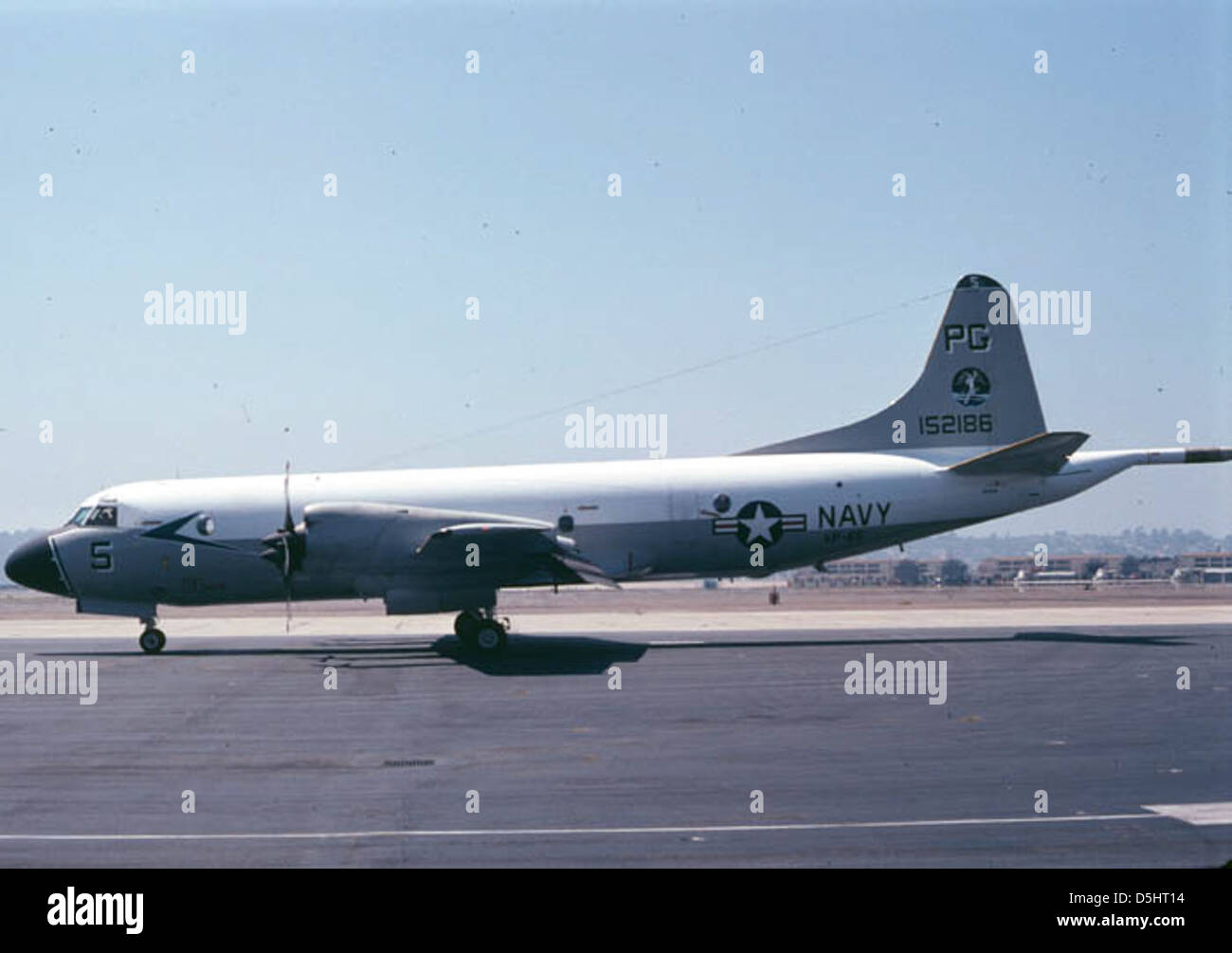 The Lockheed Orion, part of the VP-65 squadron, is a maritime patrol ...