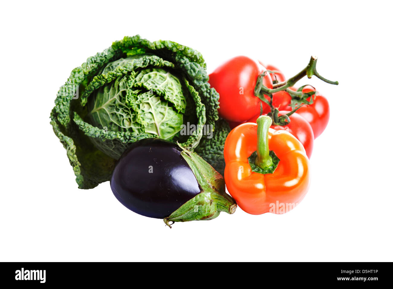 set of vegetables, isolated on white Stock Photo - Alamy