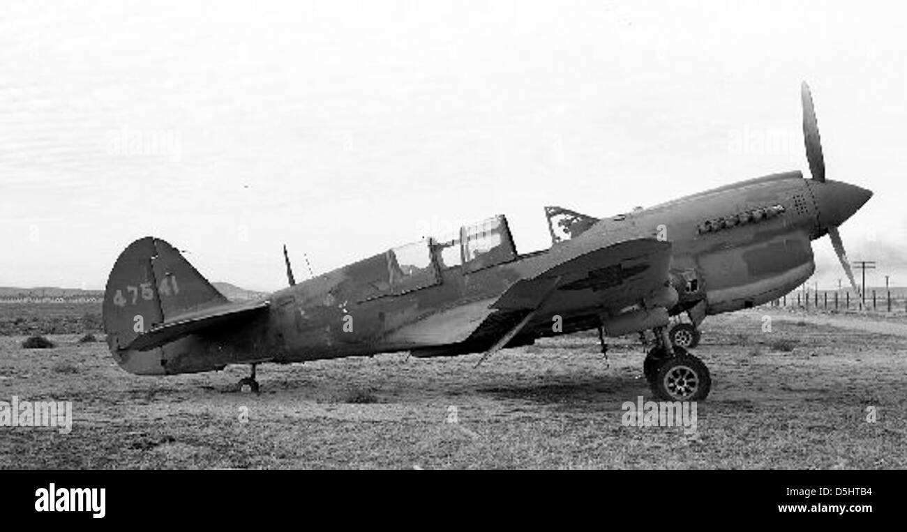 This image features a Curtiss TP-40N, 44-7068, photographed in Kingman ...