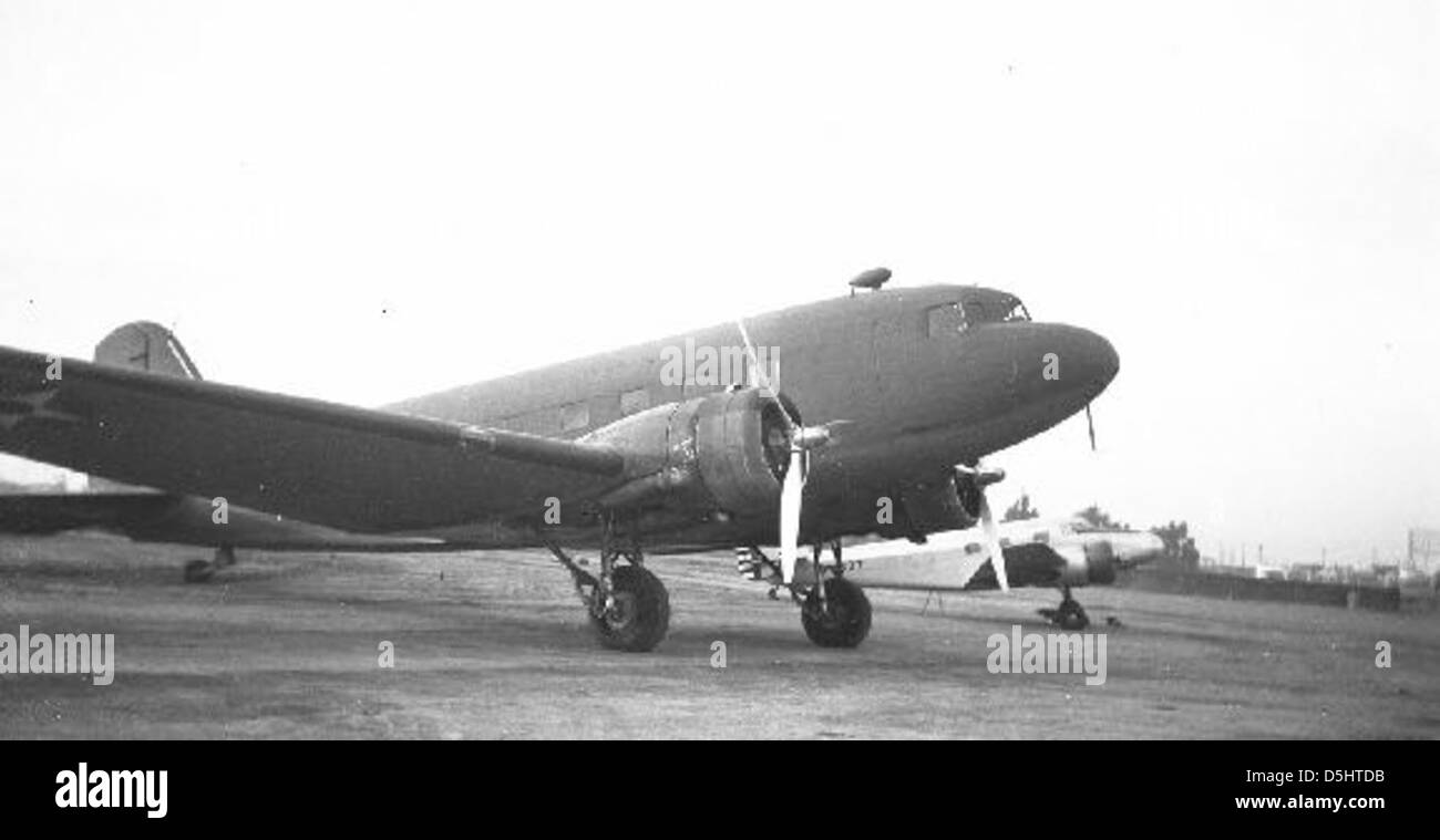 The Douglas C-39, a military transport aircraft, is shown at Hammer ...