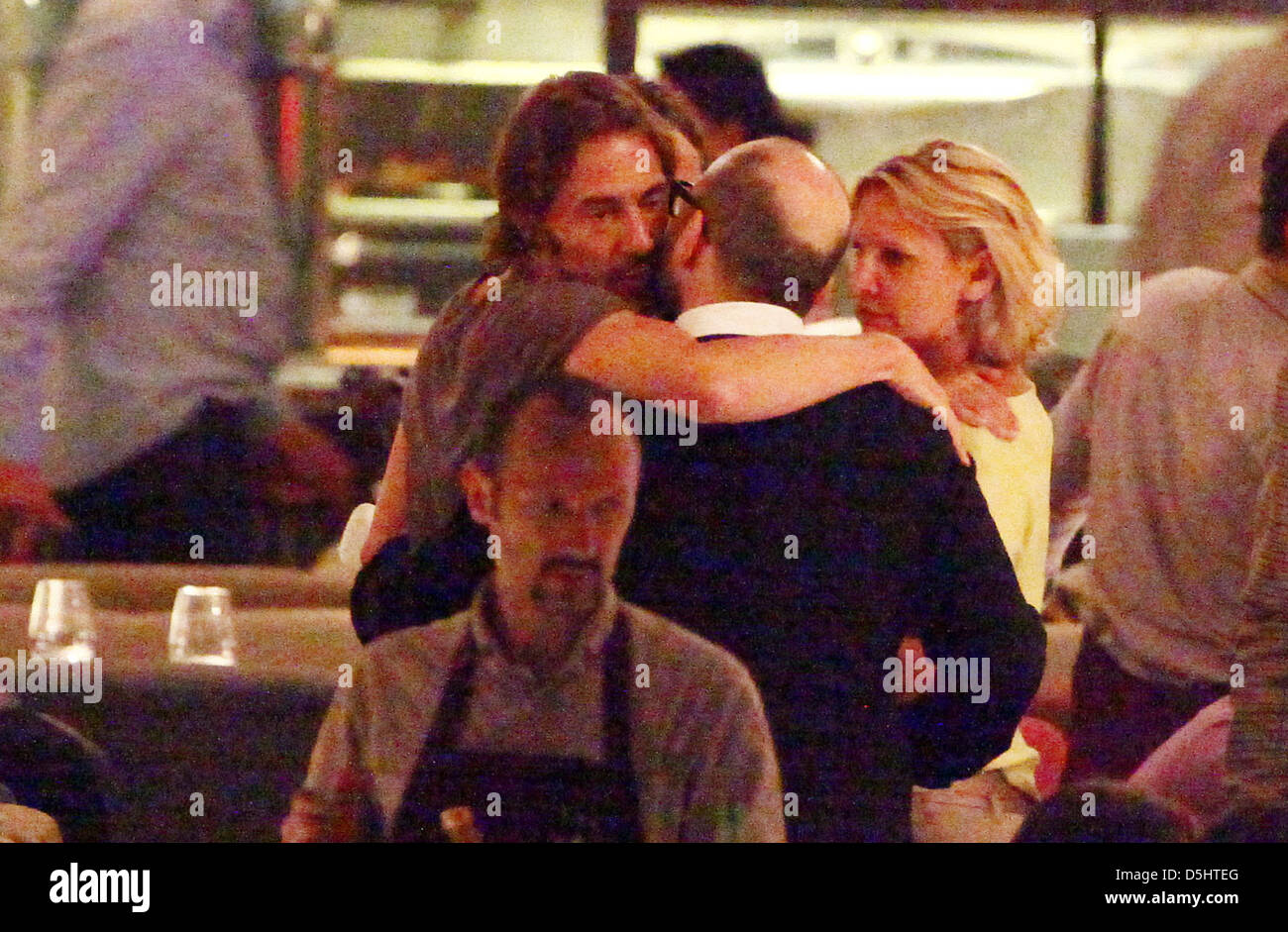 Germany's Next Topmodel jury member Thomas Hayo having dinner at Grill ...