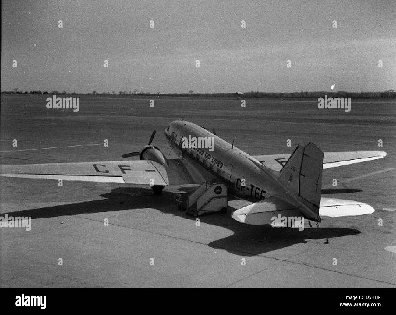 The Douglas DC-3, registration CF-TEF, was a revolutionary airliner ...