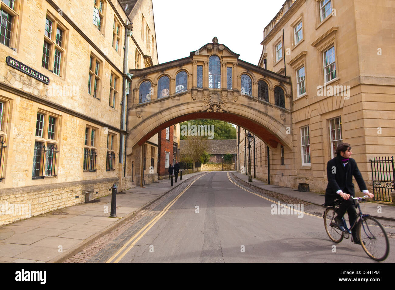 Bridge of Sighs, Hertford College, New College Lane, Oxford, UK Stock ...