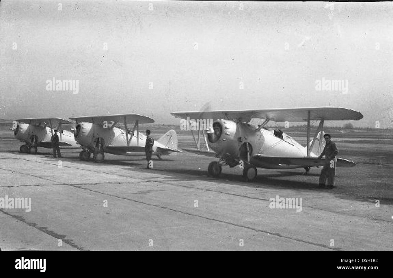 The Grumman F3F-1 was a biplane fighter used by the U.S. Navy during ...