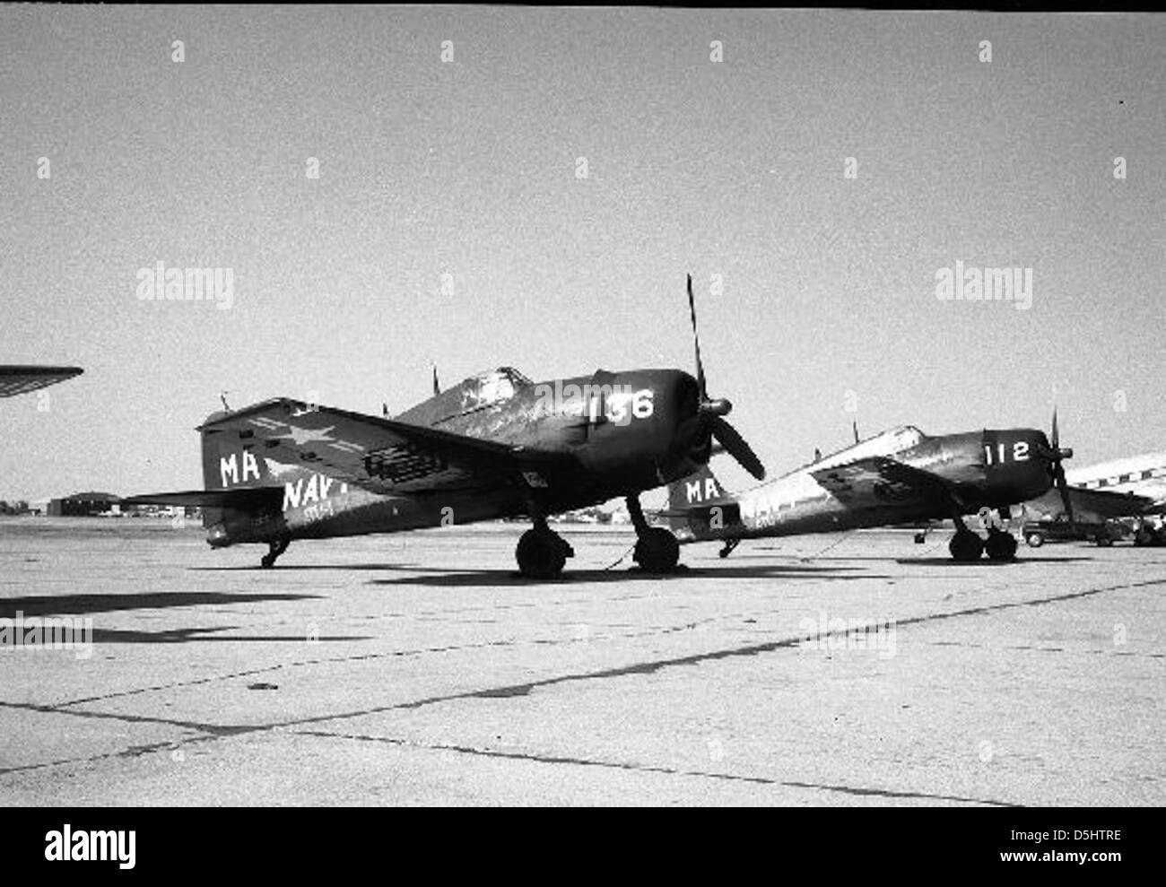 The Grumman F6F-5 aircraft, serial numbers 79849 and 93591, operated by ...