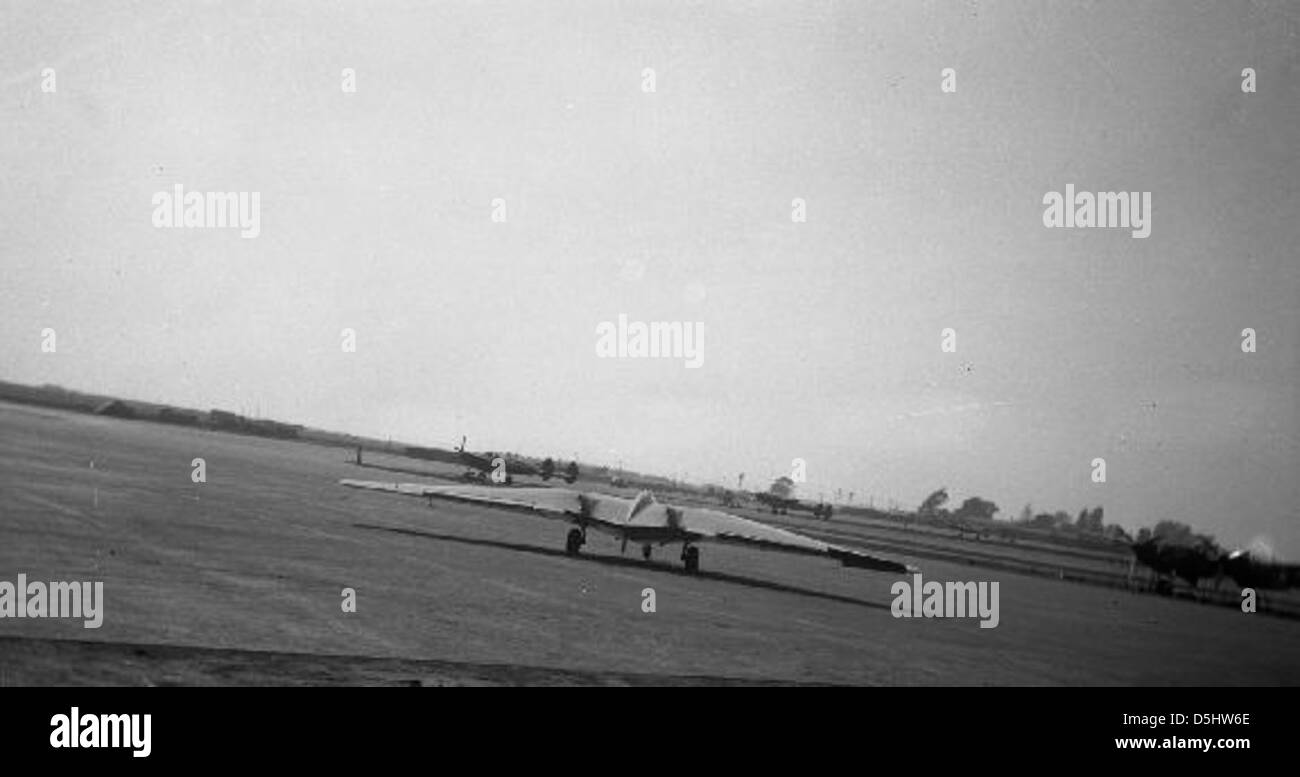 The Northrop N9M, a pioneering aircraft design from 1942, is showcased ...