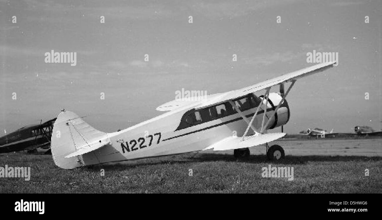 The Waco ZQC-6 is a biplane with distinctive design features. It was ...