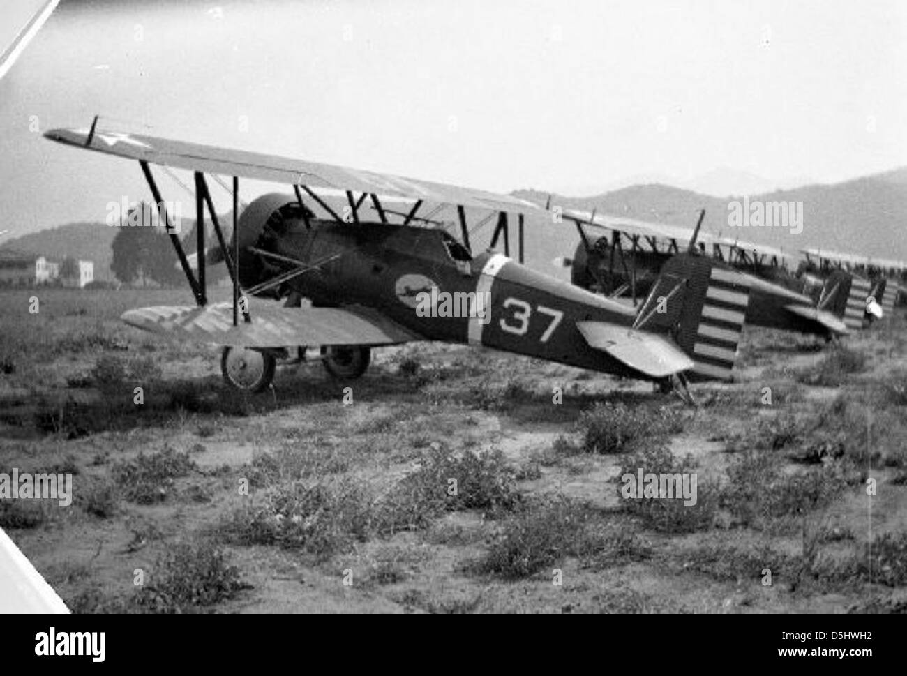 The Boeing P-12C, used by the 35th Pursuit Squadron, was a significant ...