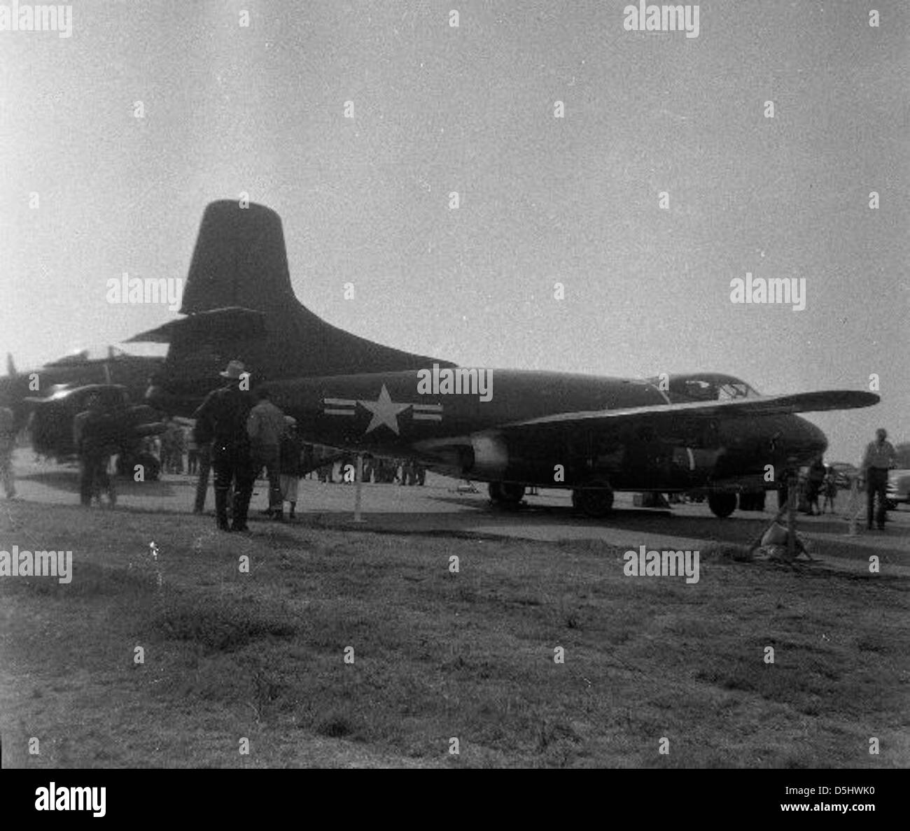 The Douglas F3D Skyknight, a twin-jet night fighter used by the U.S ...