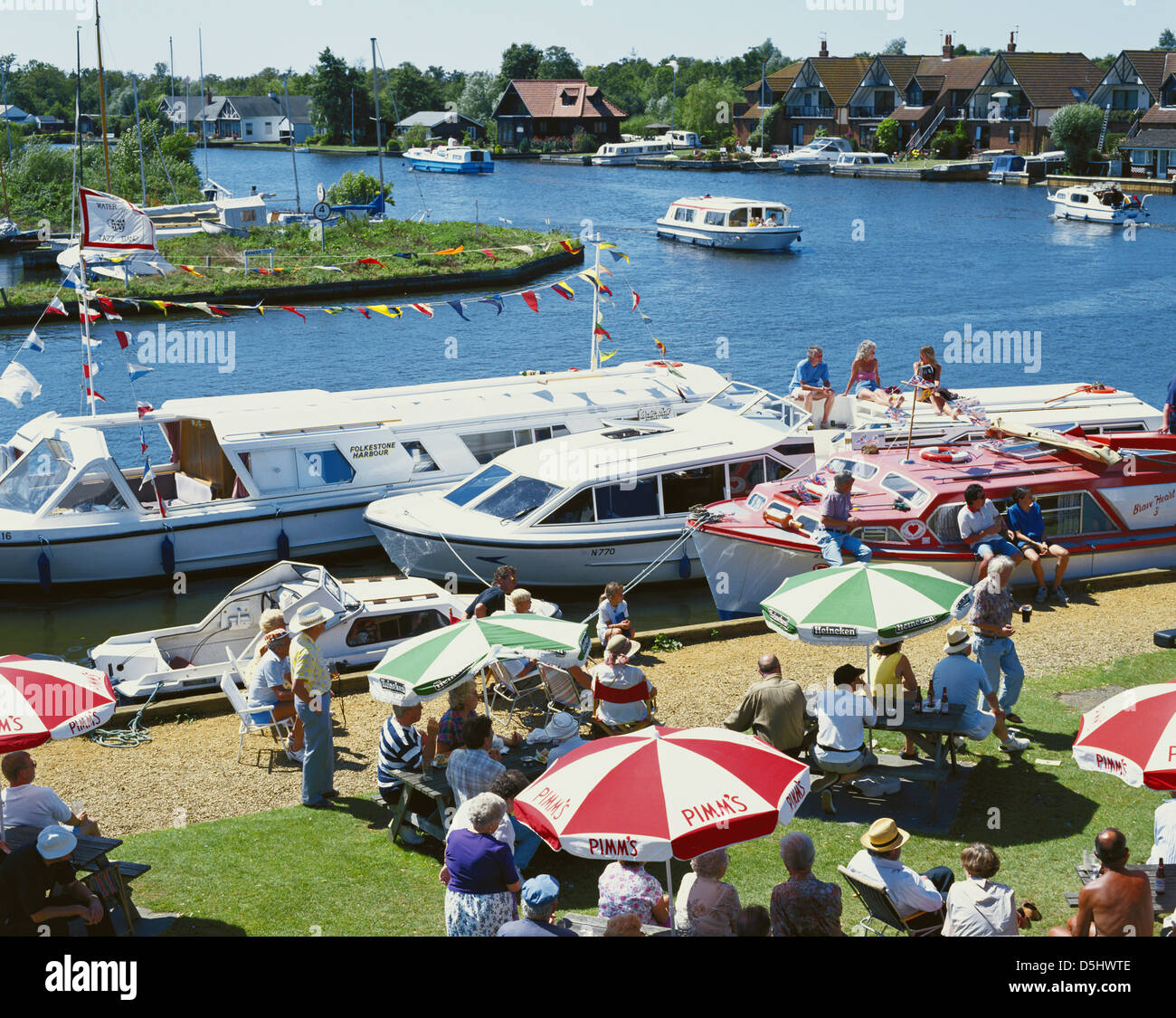 River Bure, Horning, Norfolk, Kent, England, GB Stock Photo - Alamy