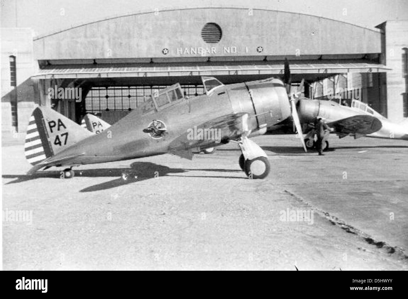 P 35 fighter Black and White Stock Photos & Images - Alamy