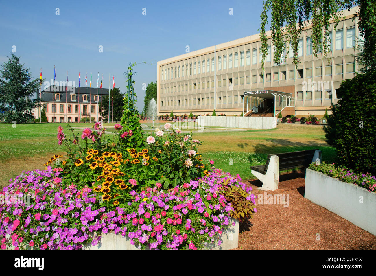 Town hall building, Forbach, Moselle, Lorraine, France Stock Photo - Alamy