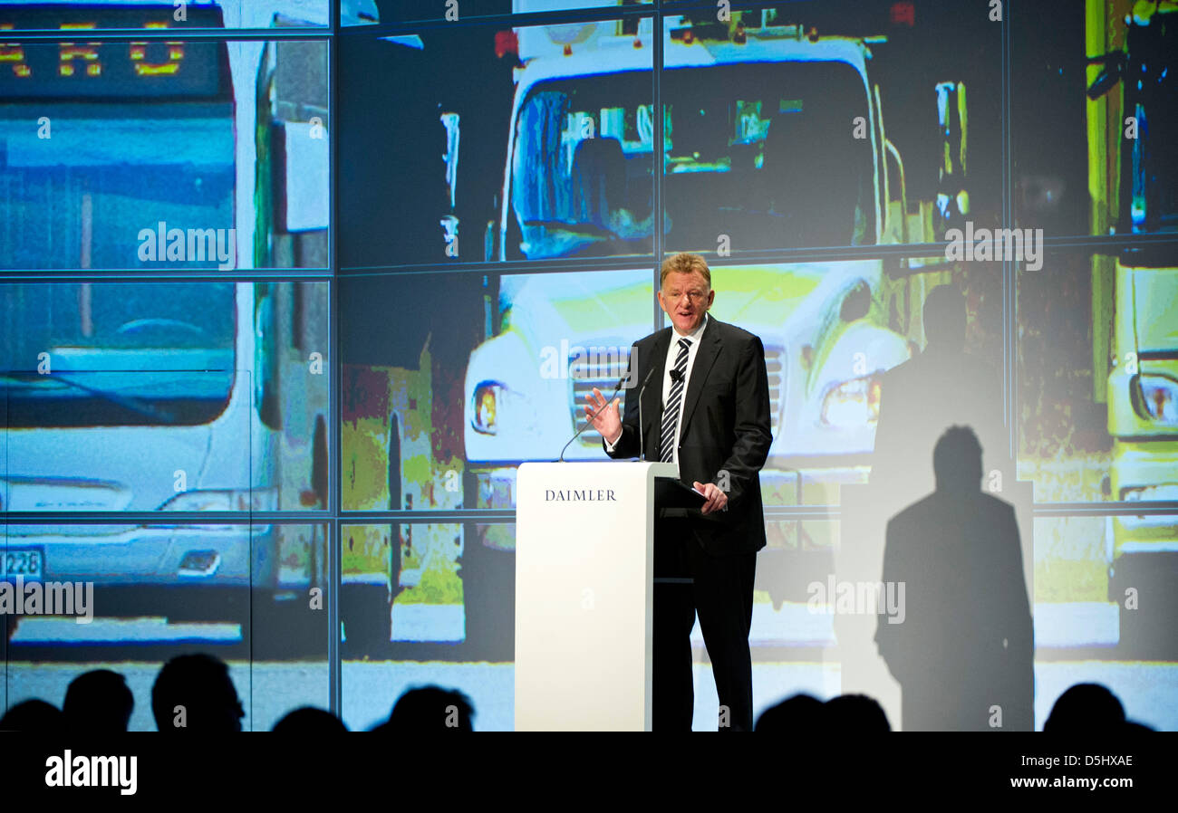 Andreas Renschler, member of the Daimler managing board and head of ...