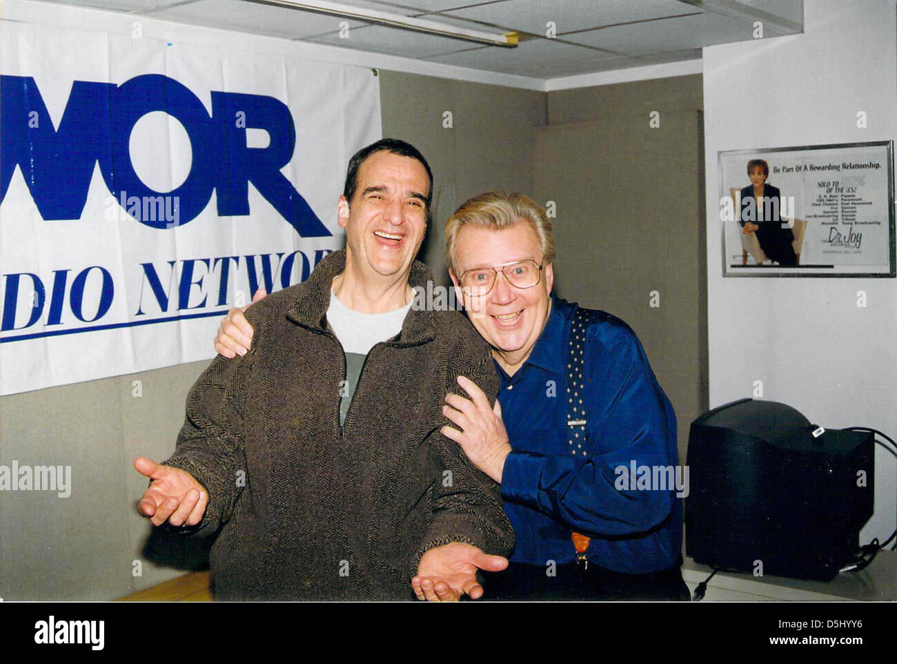 Rod Roddy with Joey Reynolds.(Credit Image: © Mark Kasner/Globe Photos ...