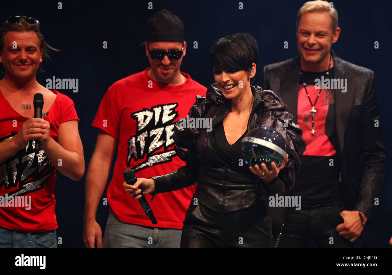 Nena, Die Atzen, Uwe Fahrenkrog Petersen, Larissa Kerner at Comet Award ...