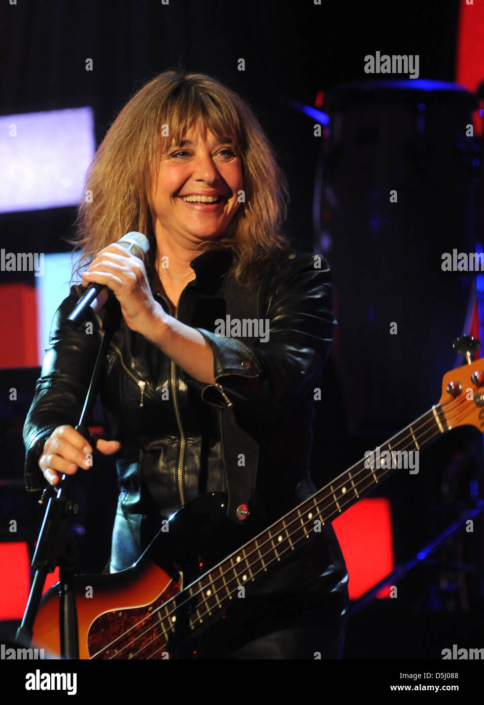 Detroit-born singer Suzi Quatro performs in Hamburg, Germany, 01 ...