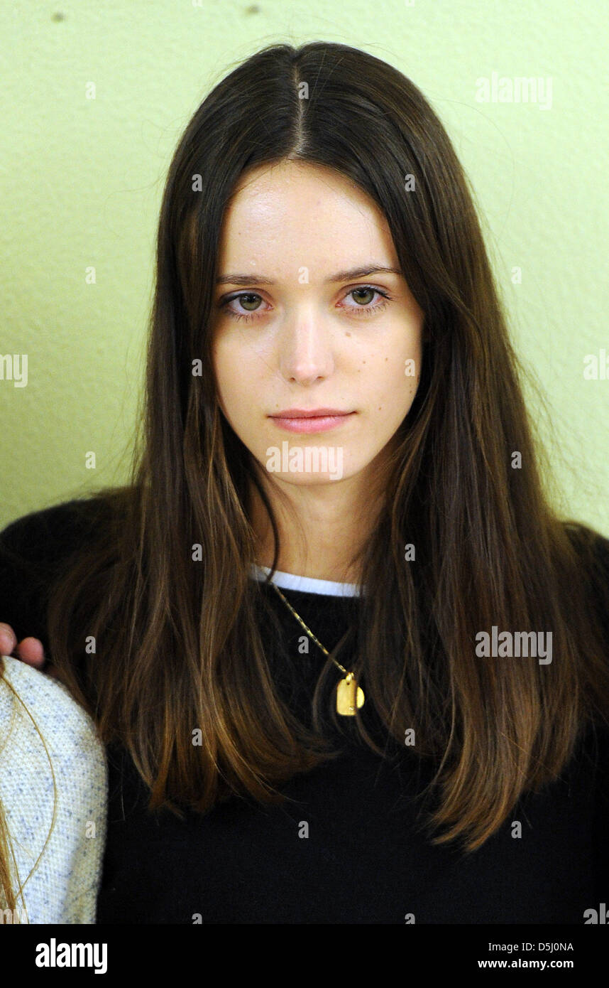 Actress Stacy Martin poses during a photo opportunity during the ...