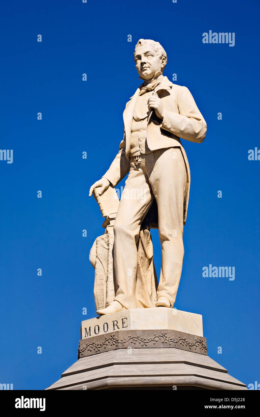 Ballarat Australia / The marble statue of the famous Irish poet Thomas ...