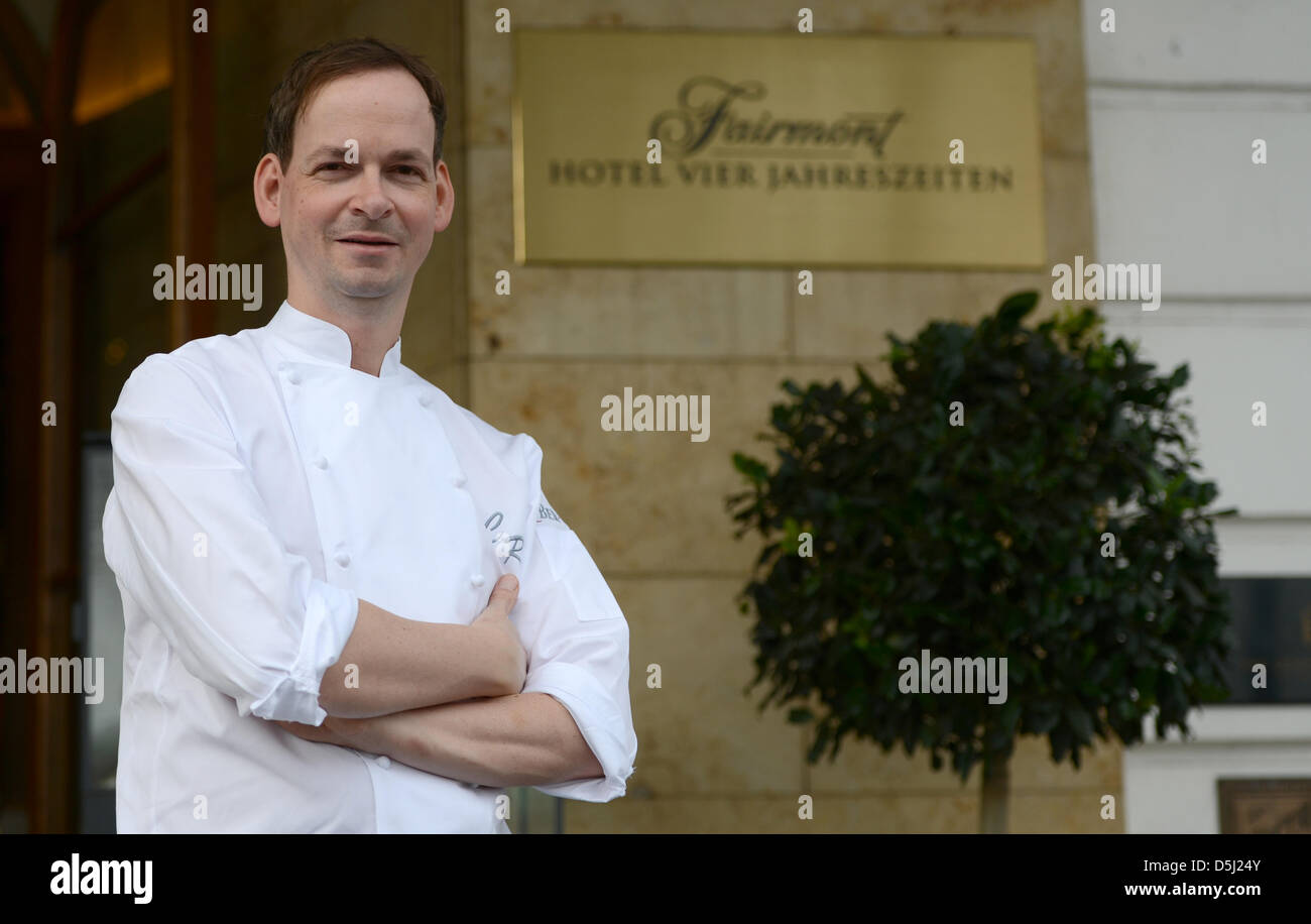 The chef of the 'Haerlin' restaurant at the Four Seasons hotel ...