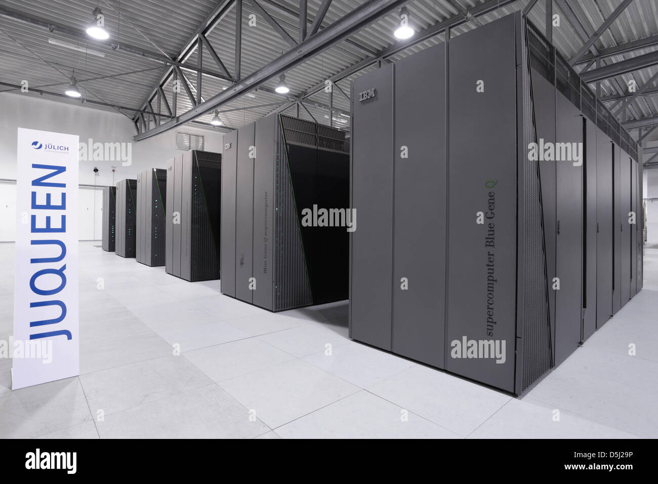 An undated handout picture shows the super computer Juqueen at the ...