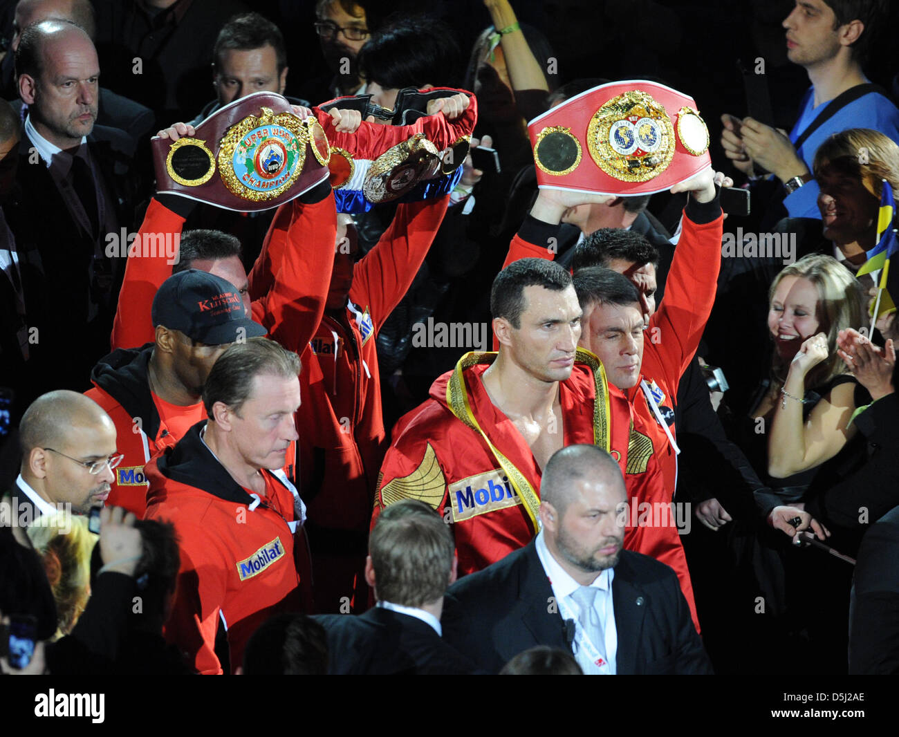 Ukrainian IBF, WBO, WBA and IBO heavyweight boxing world champion ...