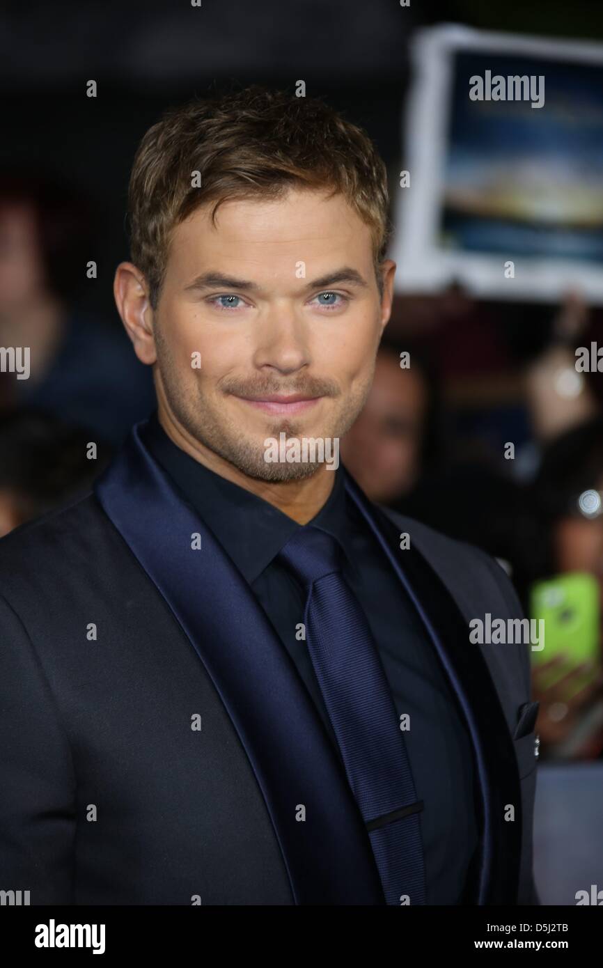 Actor Kellan Lutz arrives at the world premiere of "The Twilight Saga ...
