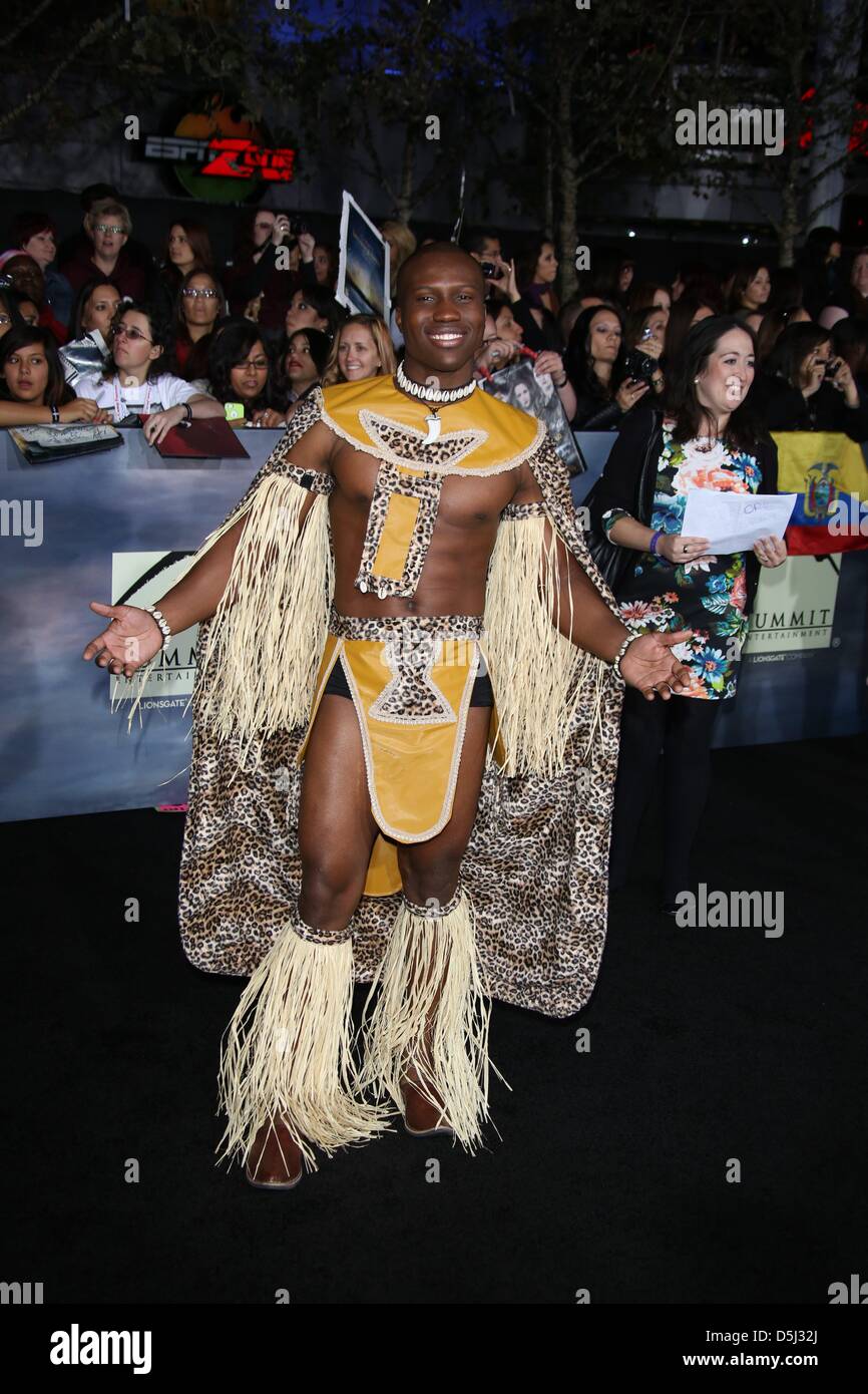Actor Amadu Ly arrives at the world premiere of "The Twilight Saga ...