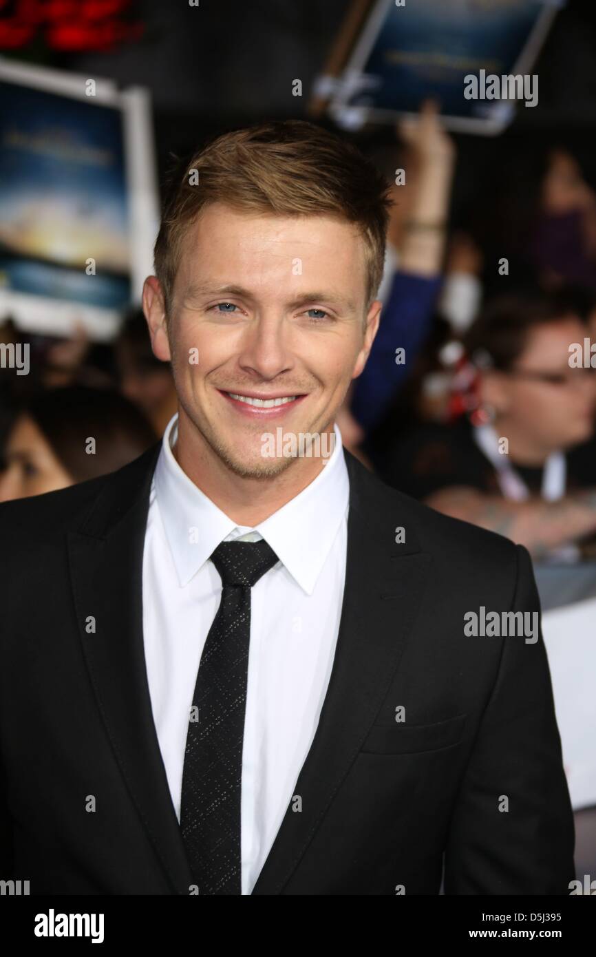 Actor Charlie Bewley arrives at the world premiere of "The Twilight ...