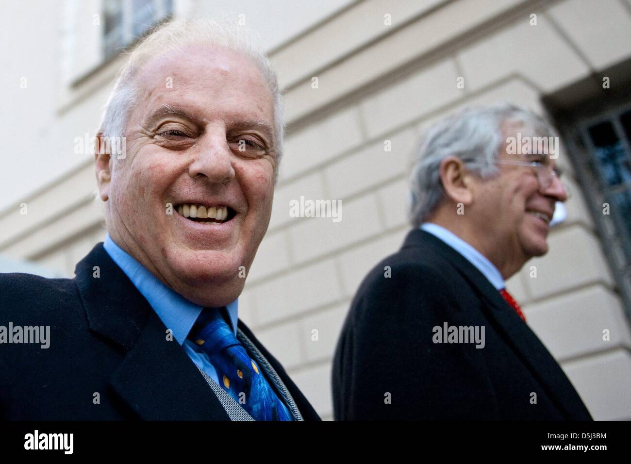 Conductor and pianist Daniel Barenboim and Germany's first Secretary of ...