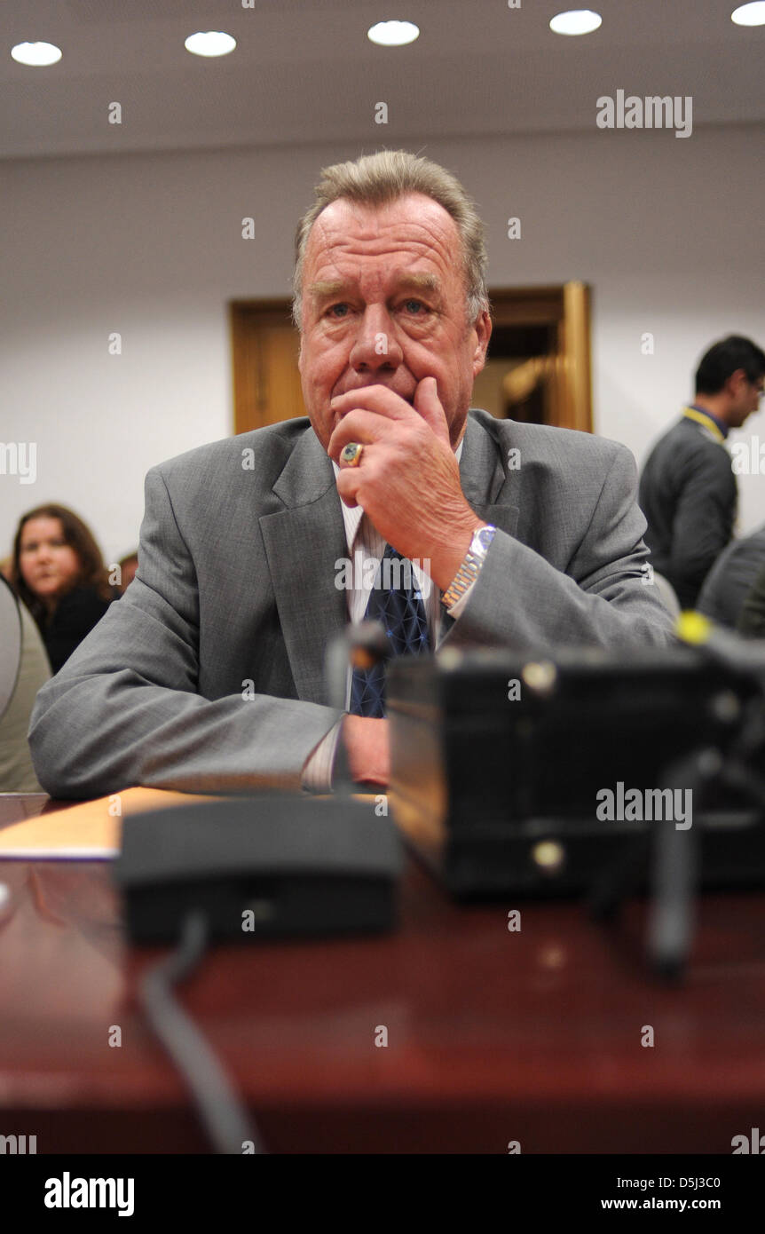 Former president of the Bavarian intelligence agency Gerhard Forster ...