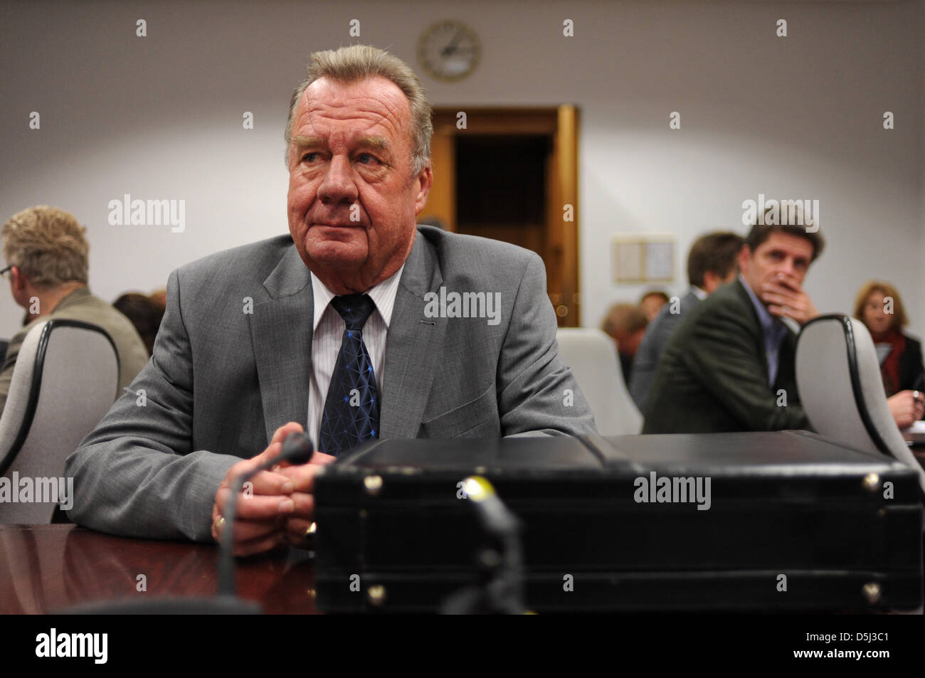 Former president of the Bavarian intelligence agency Gerhard Forster ...