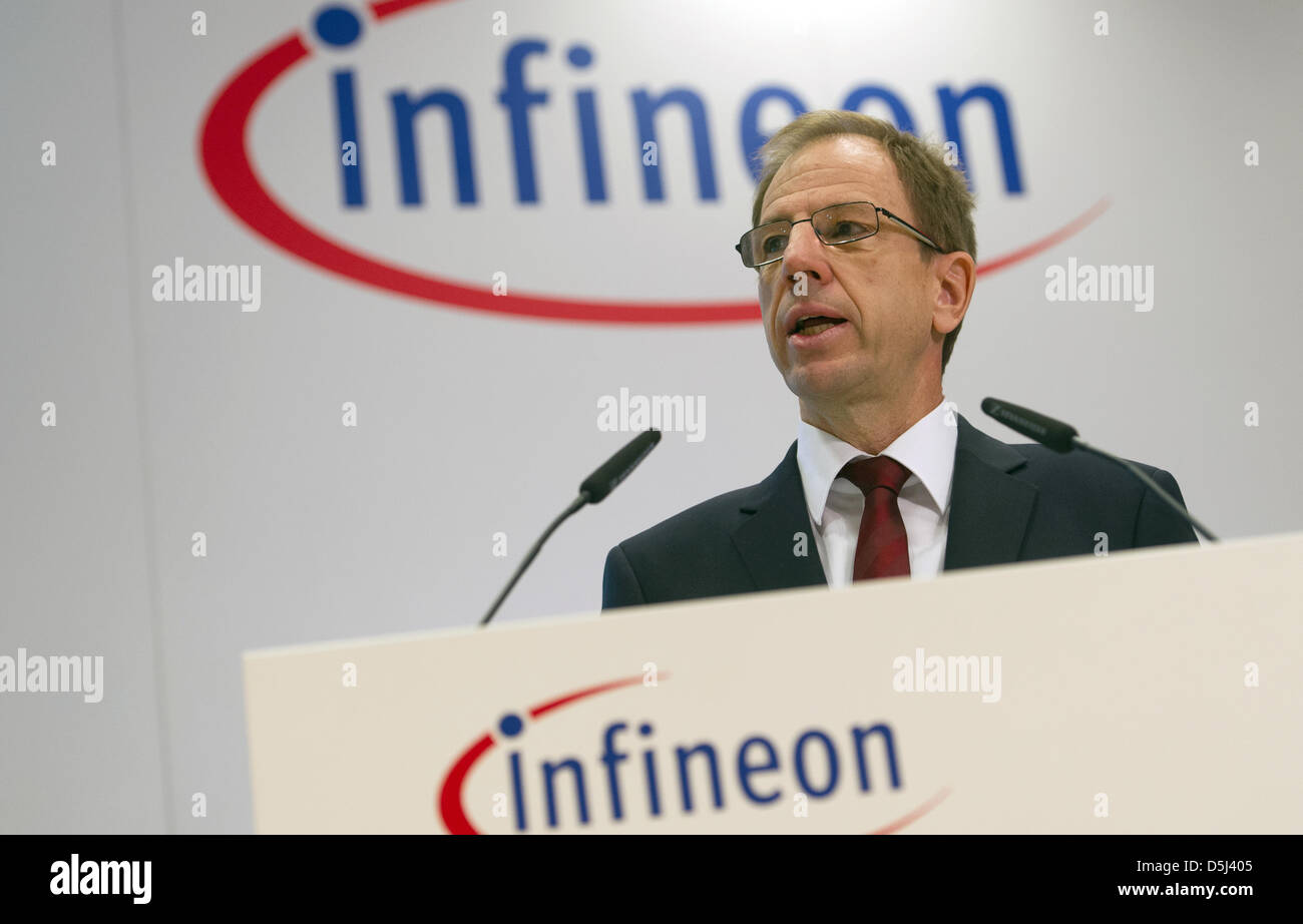 New CEO of the German semiconductor manufacturer Infineon Reinhard ...