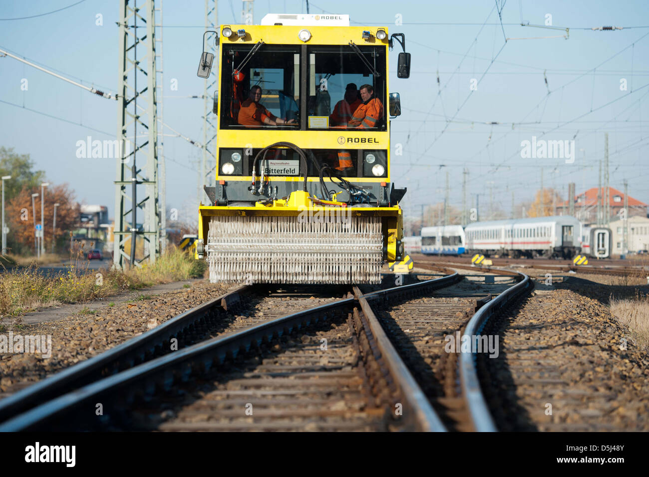 Railway snow clearing equipment hi-res stock photography and images - Alamy