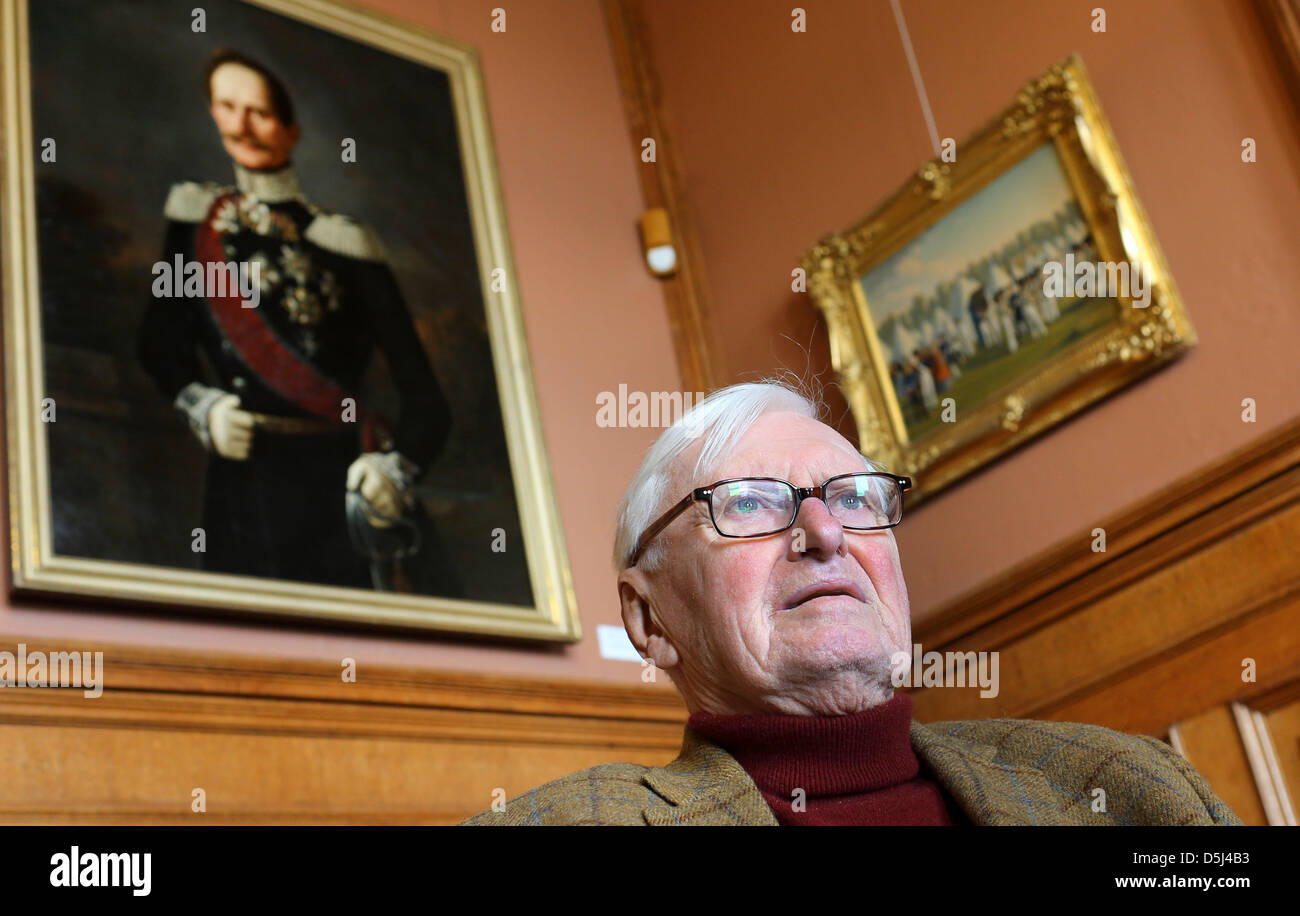 Former intendant of television channel WDR, Friedrich-Wilhelm von Sell ...