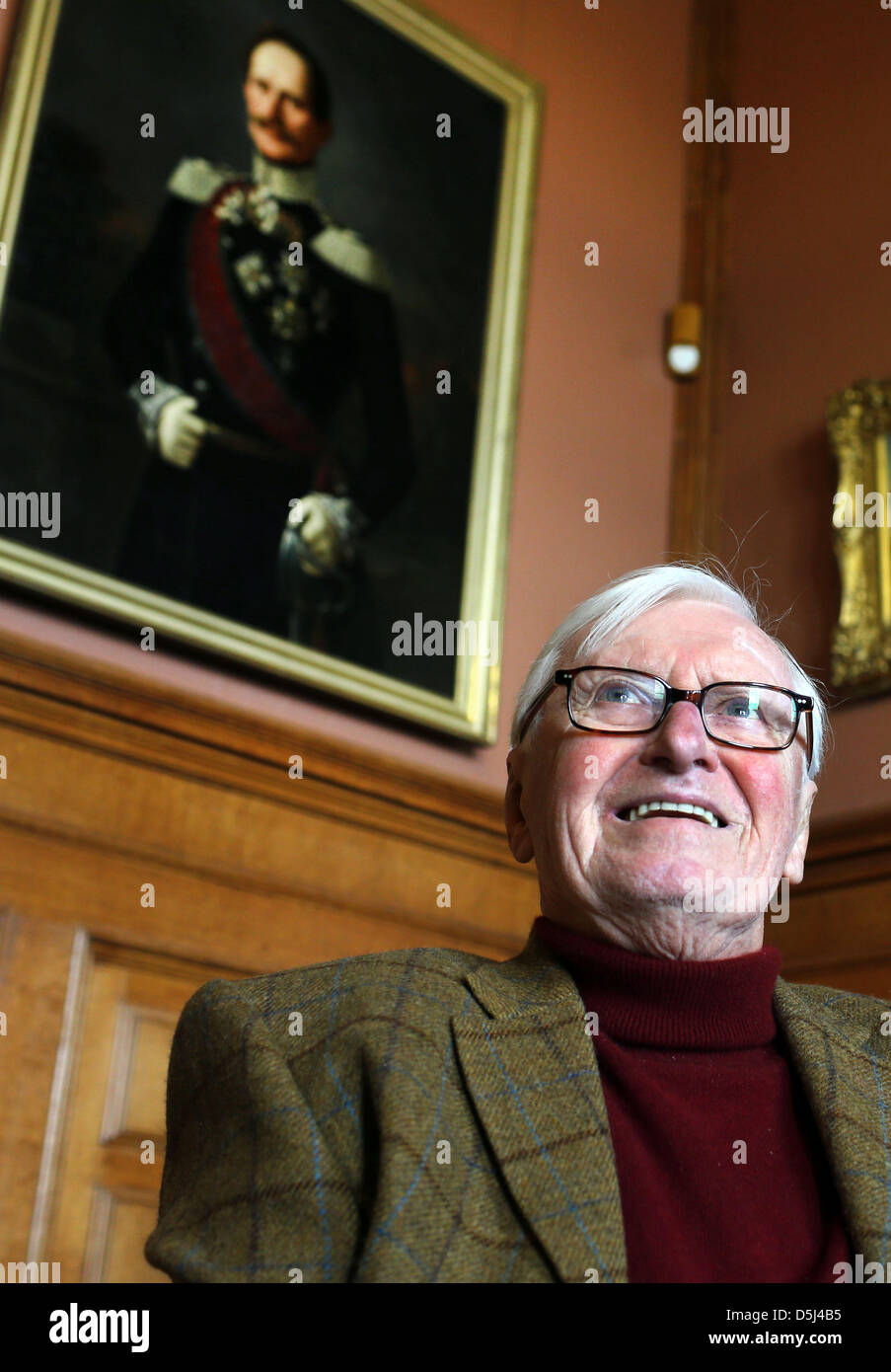 Former intendant of television channel WDR, Friedrich-Wilhelm von Sell ...