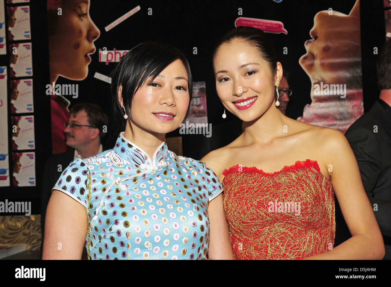 Dan Tang, Jiang Yiyan at the premiere of "I Phone You" at Passage Kino ...