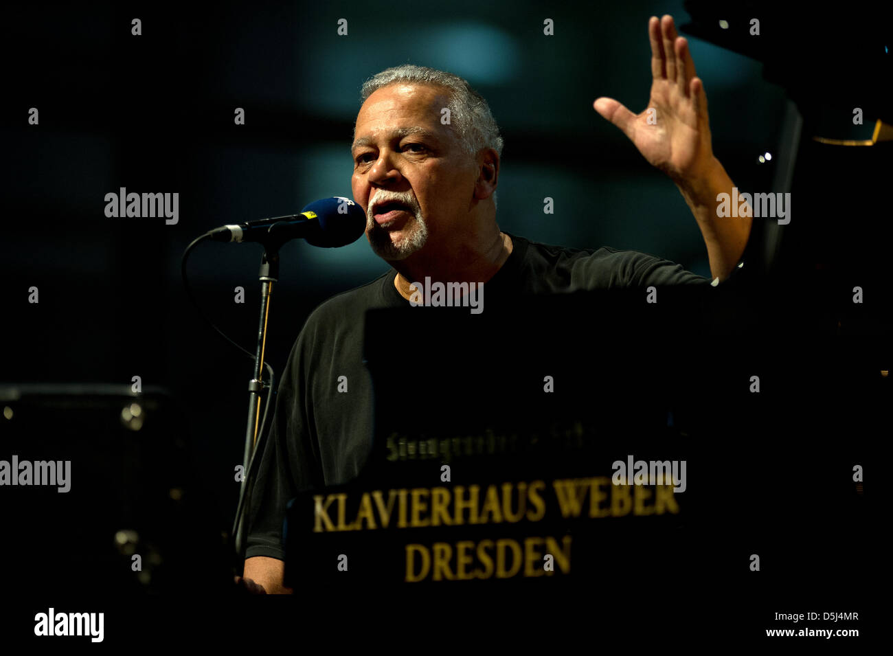 US jazz musician Joe Sample performs on stage as special guest of the ...