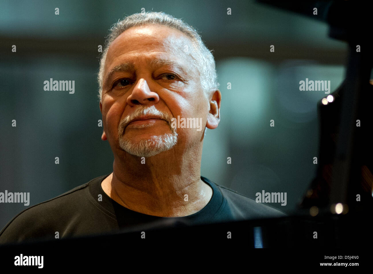 US jazz musician Joe Sample performs on stage as special guest of the ...