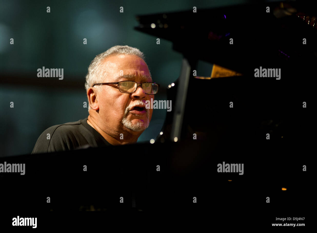 US jazz musician Joe Sample performs on stage as special guest of the ...
