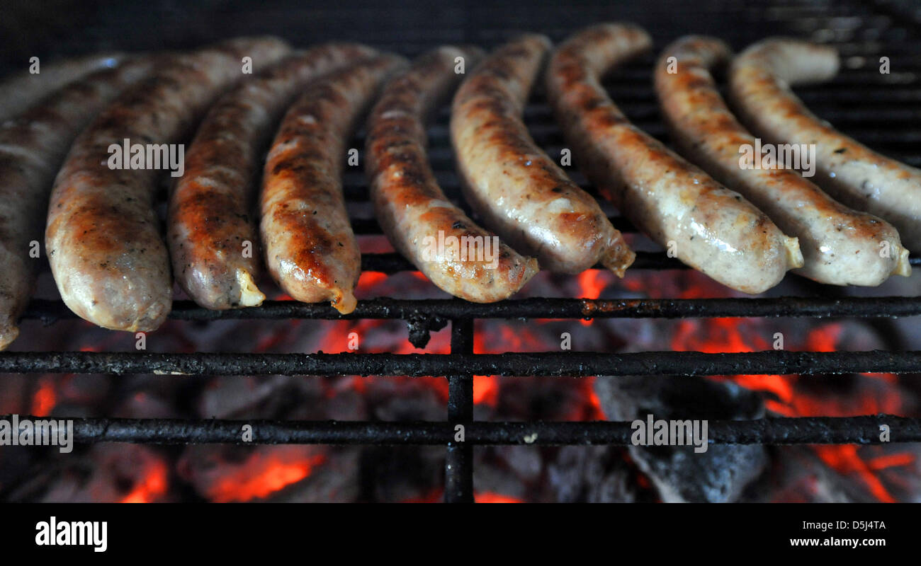 Thuringian grilled sausage hi-res stock photography and images - Alamy