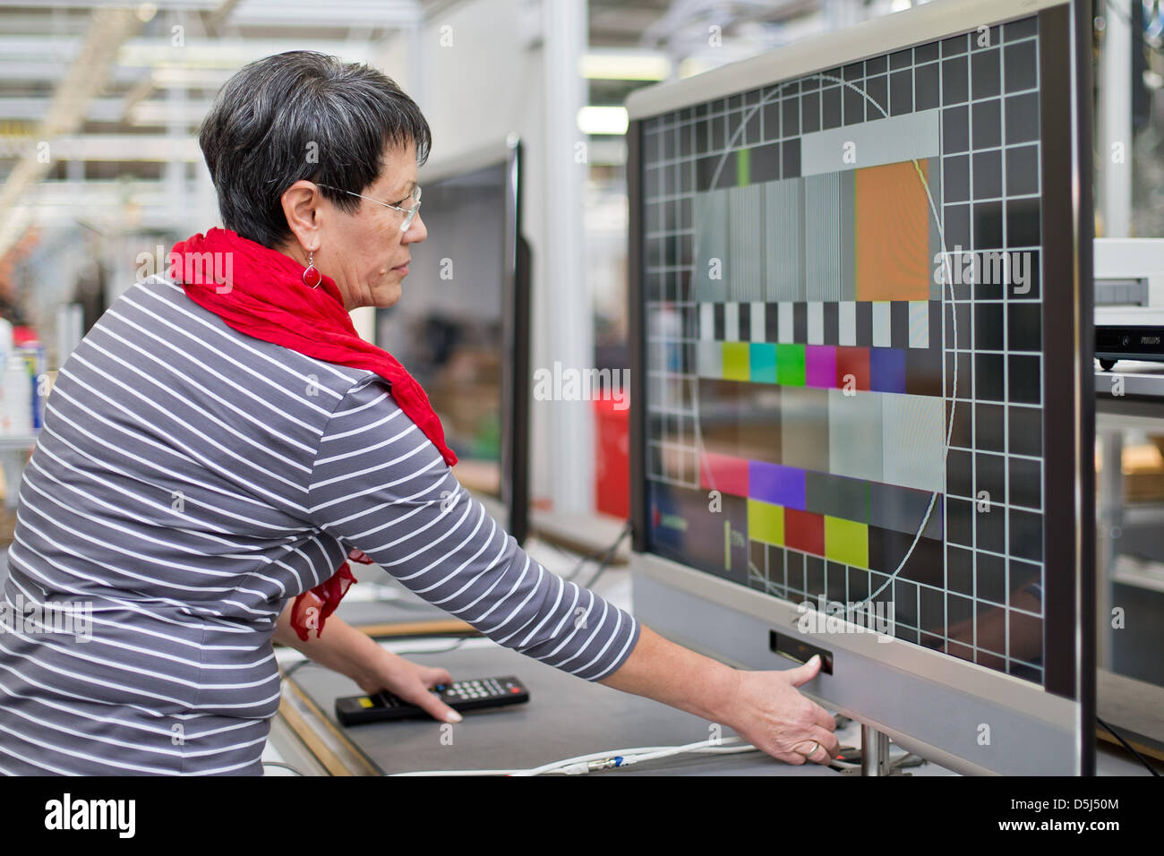 Production of television sets hi-res stock photography and images - Alamy