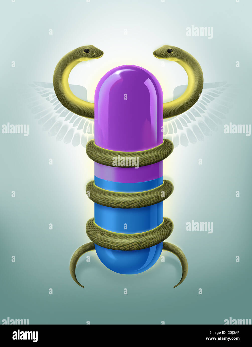 Caduceus color hi-res stock photography and images - Alamy