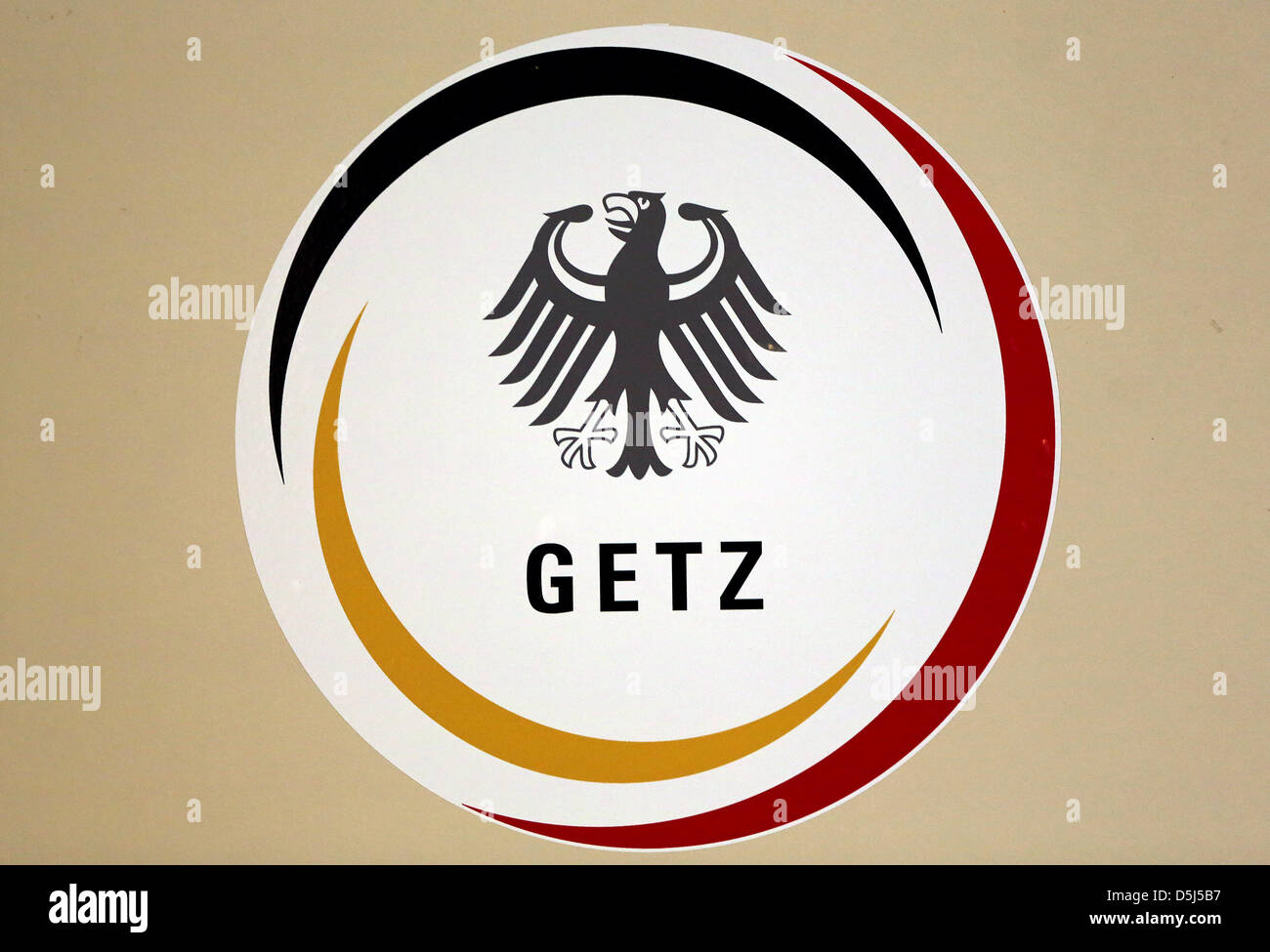 The logo of the new Defence Centre against Terrorism (GETZ) in Cologne ...