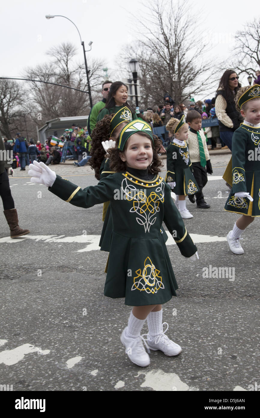 The annual Irish Parade in Park Slope, Brooklyn, NY this year was ...