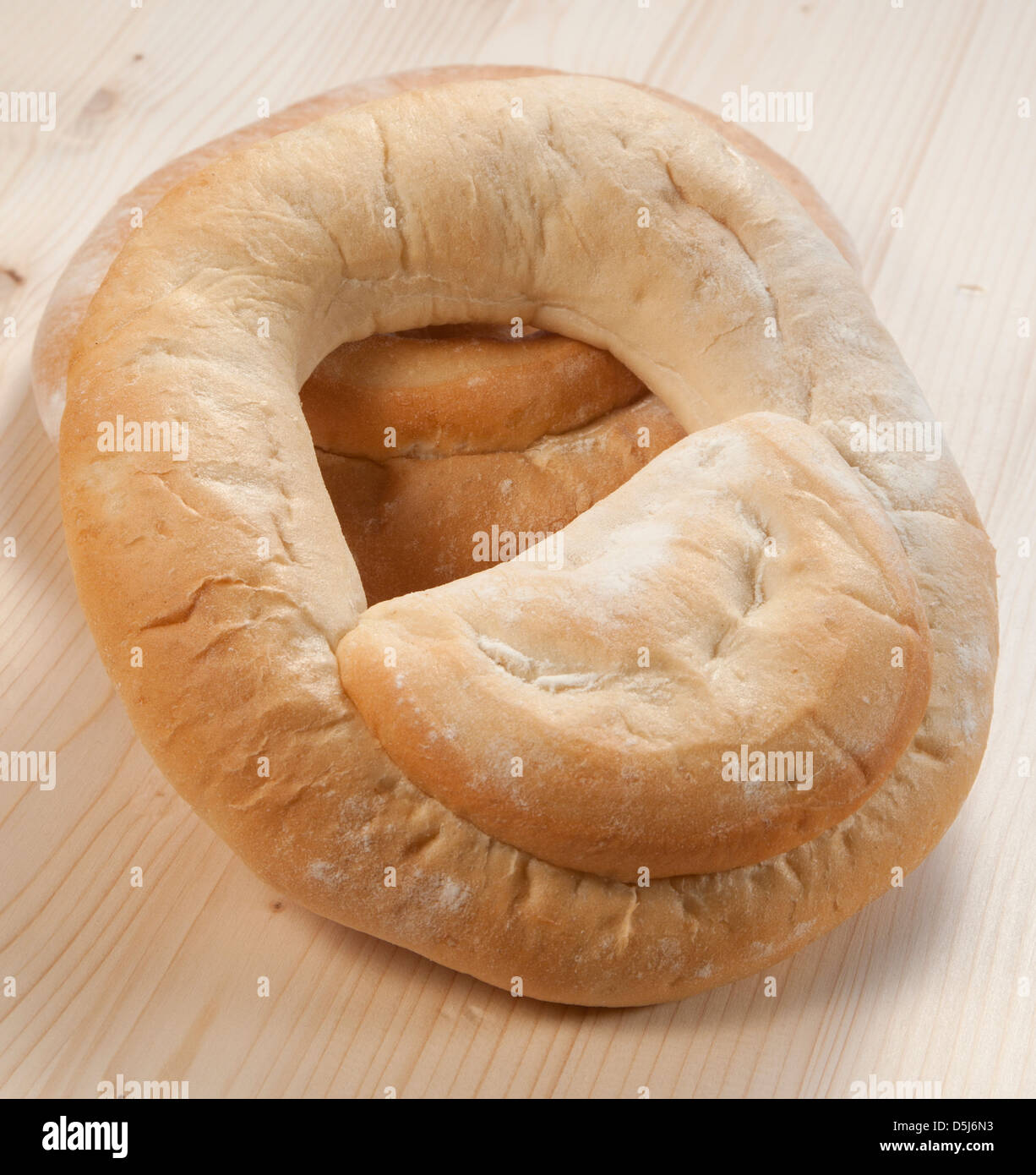 Kolatch - traditional Russian bread (pocket-shaped bun Stock Photo - Alamy