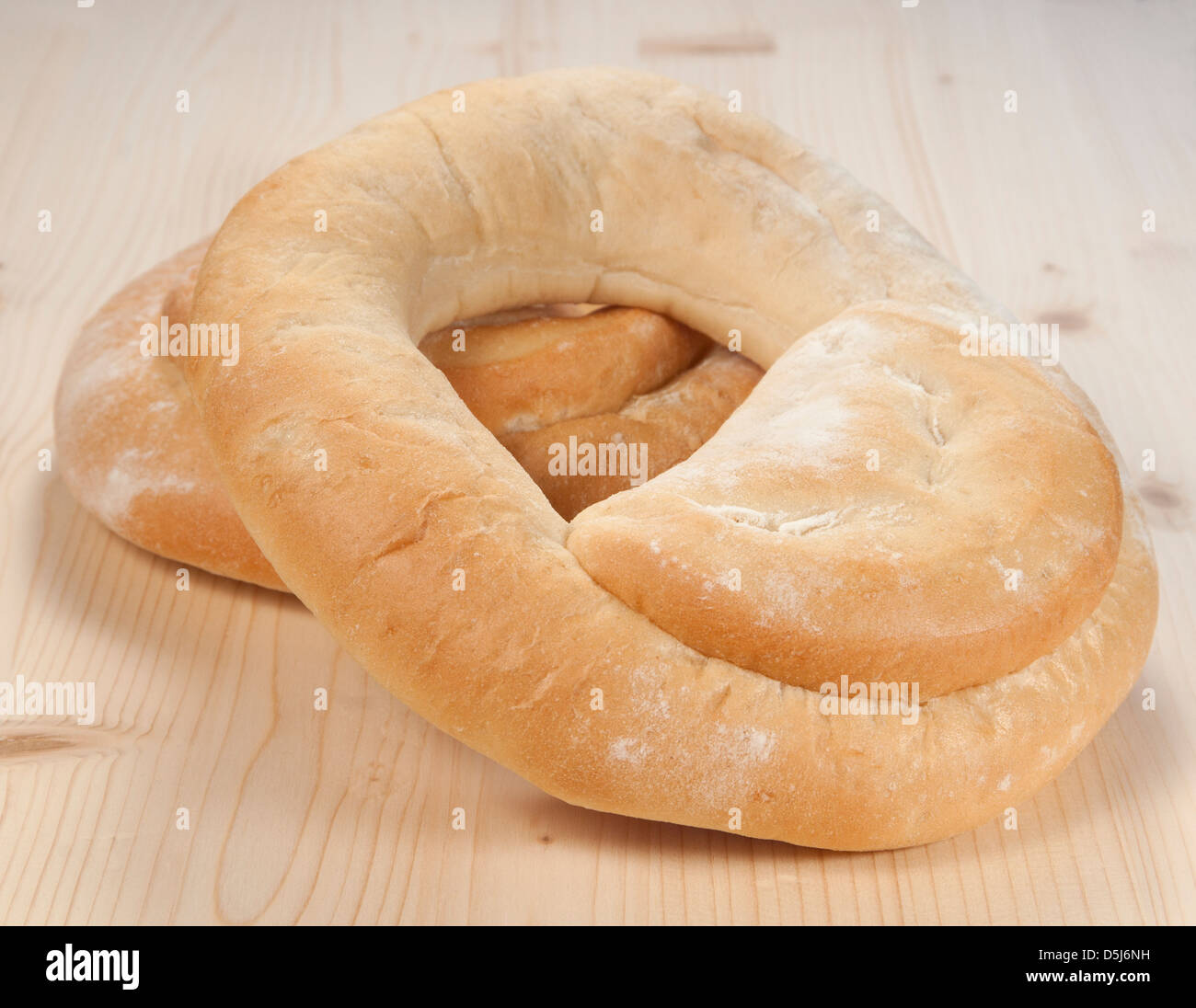 Kolatch - traditional Russian bread (pocket-shaped bun Stock Photo - Alamy